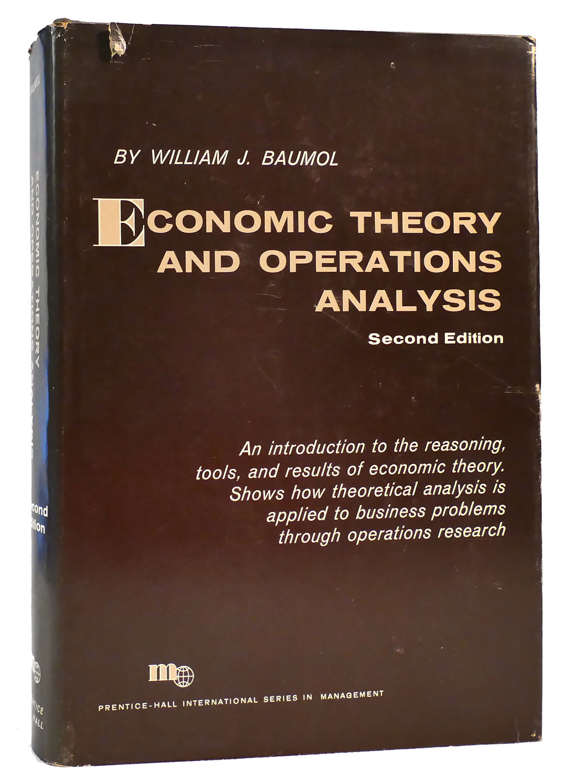 ECONOMIC THEORY AND OPERATIONS ANALYSIS | William J. Baumol | Second ...