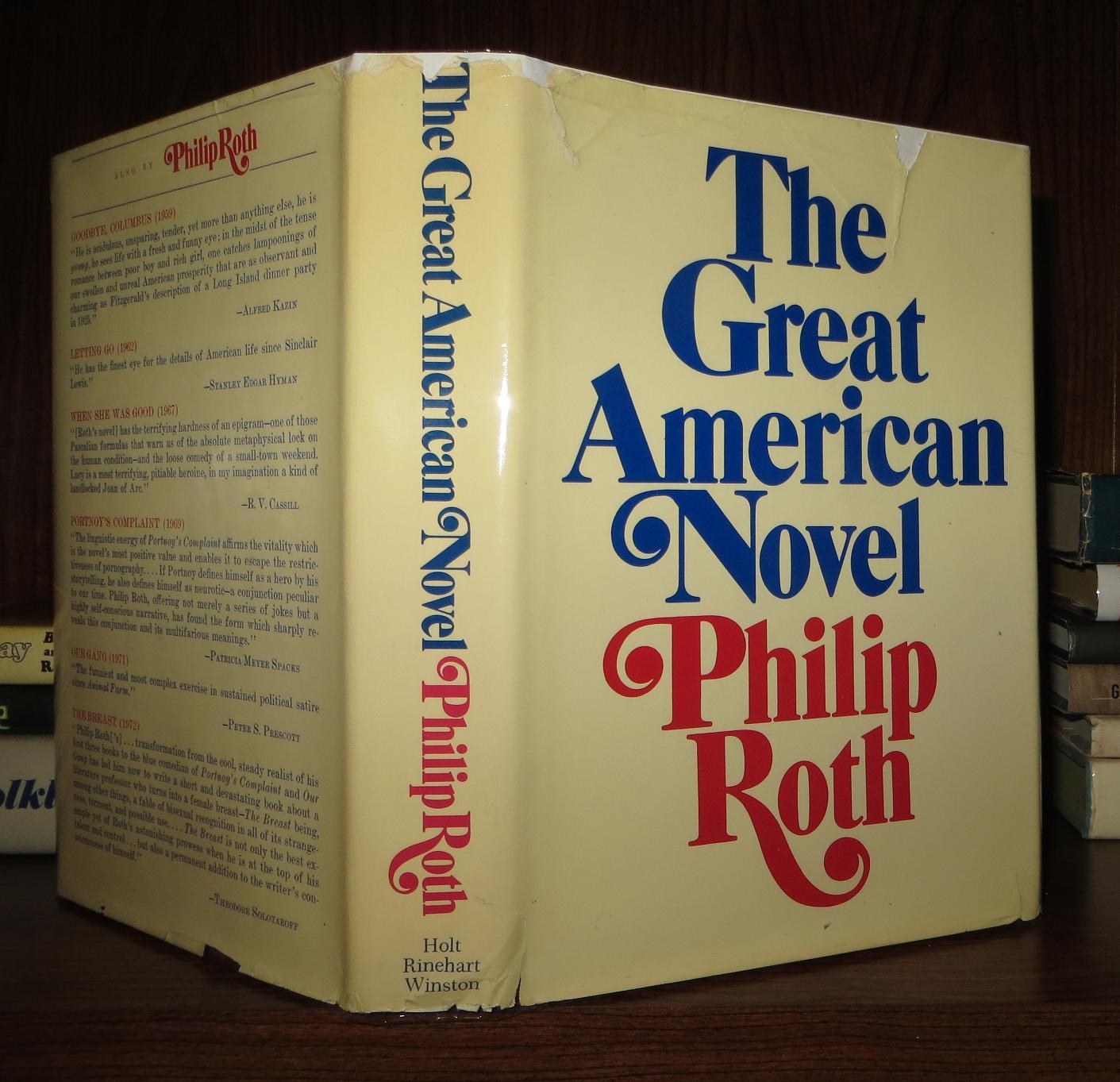 THE GREAT AMERICAN NOVEL | Philip Roth | First Edition; First Printing